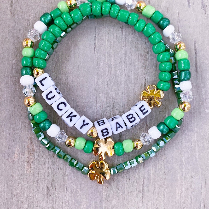 St Patricks Bracelet - Etsy