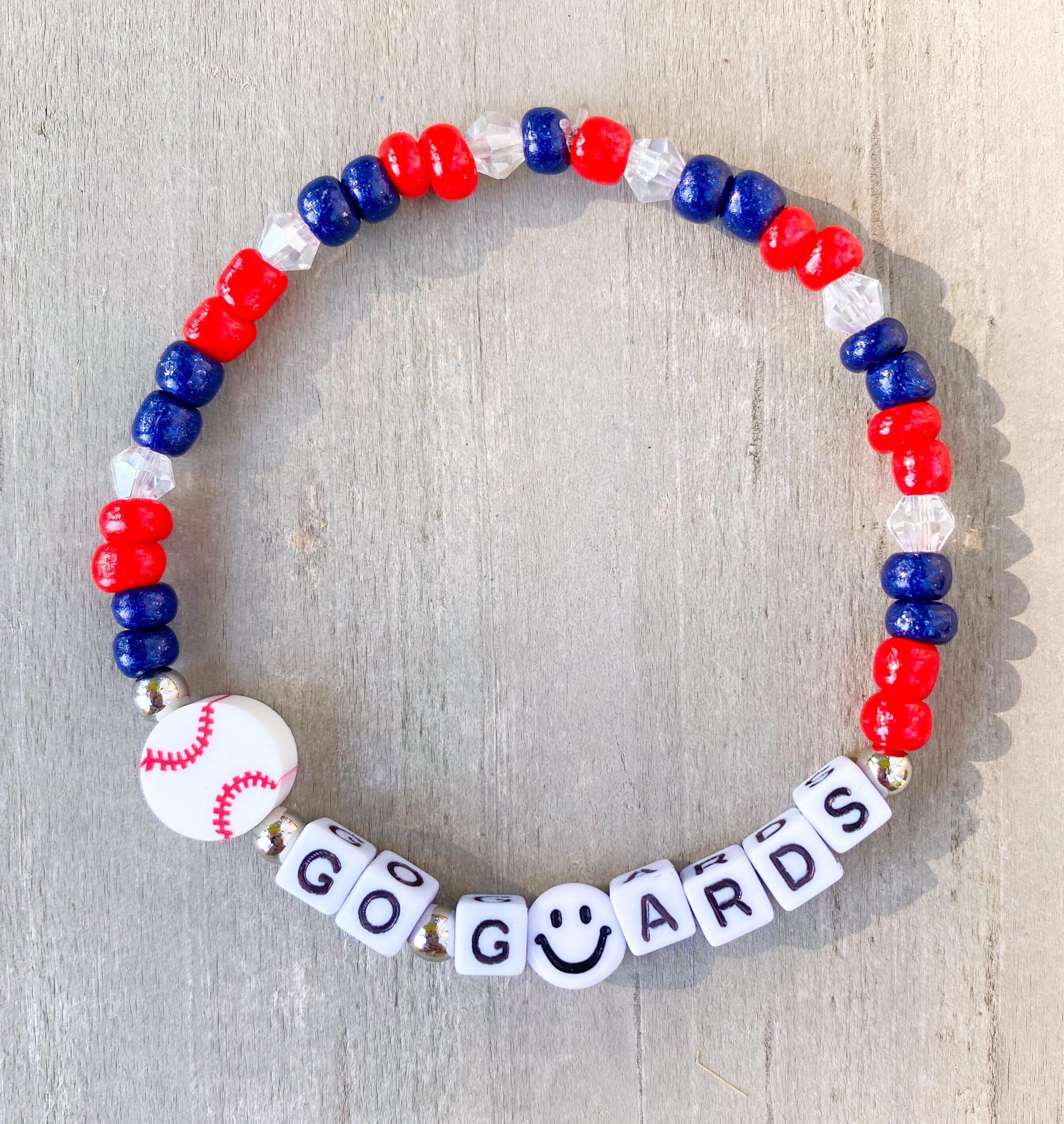 Cleveland Baseball Bracelets / Guardians Inspired Baseball - Etsy