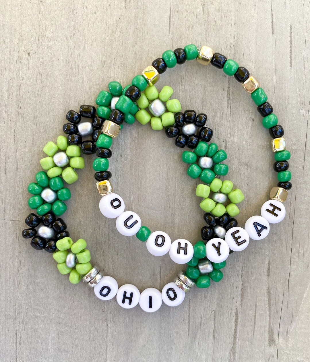 Ohio U Bracelet / OU Bracelet / Ohio University Bracelet / Bobcats ...