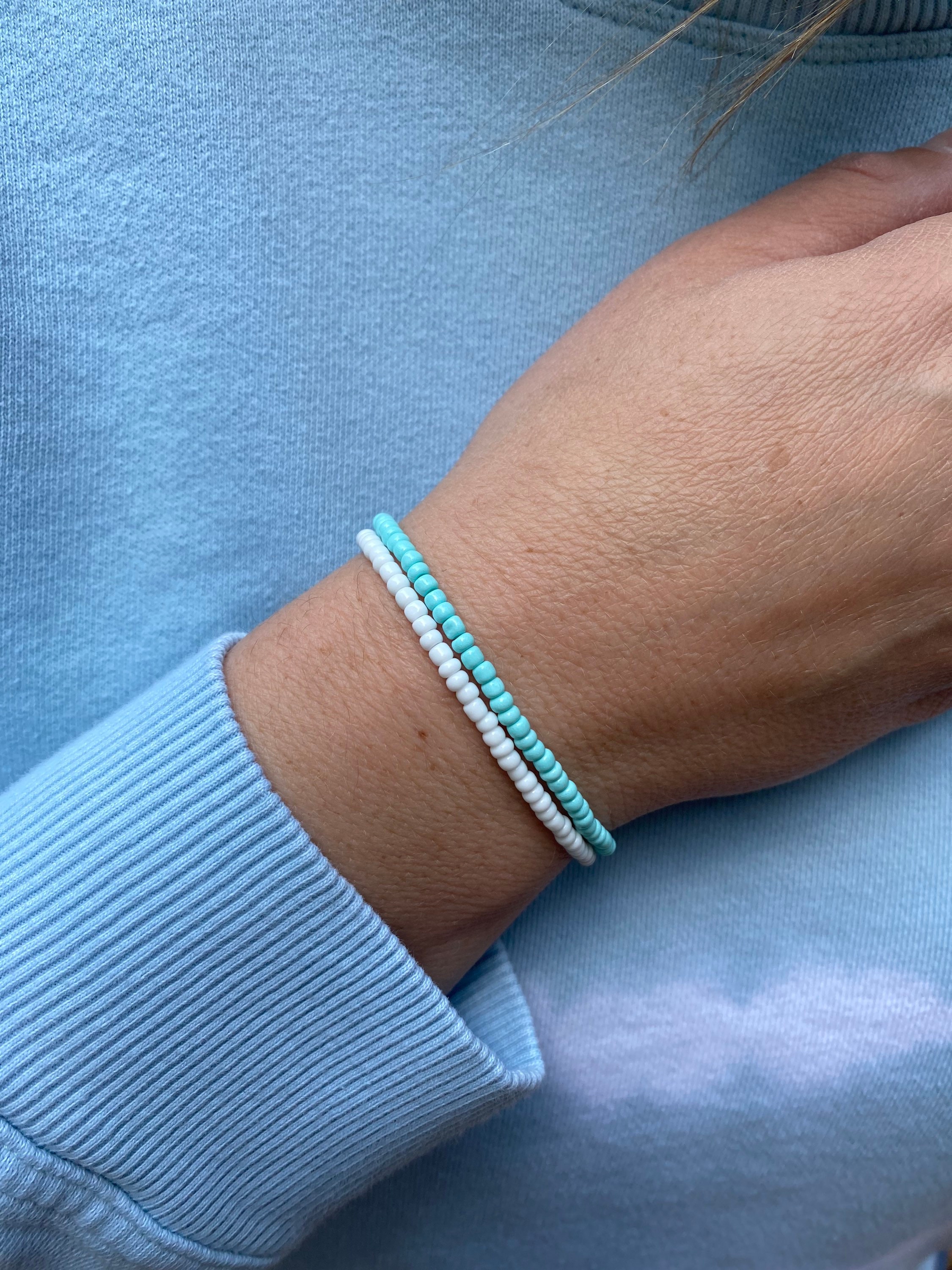 Rainbow Beaded Bracelets / Rainbow Bracelets / Seed Bead - Etsy