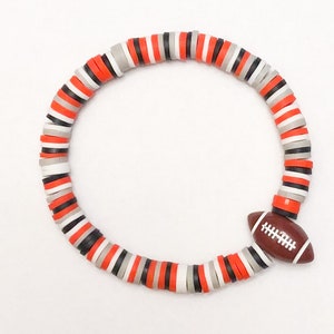 Ohio Bracelets / OSU Inspired Bracelets / Buckeyes Bracelet / Stacked Bracelet Set / College ...