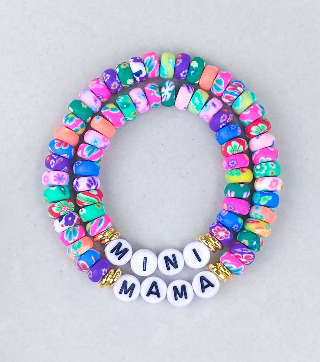 Mama and Mini Bracelets / Summer Mama and Mini Bracelet Set / Mama ...