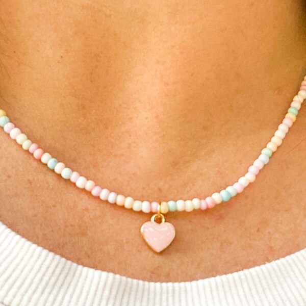 Candy Color Necklace - Etsy