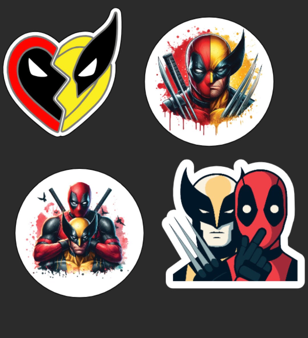 Deadpool & Wolverine Sticker - Etsy