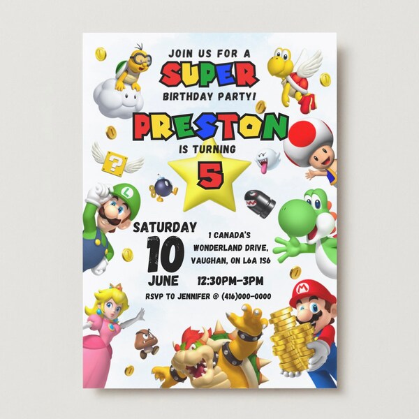 Luigi Birthday Party - Etsy