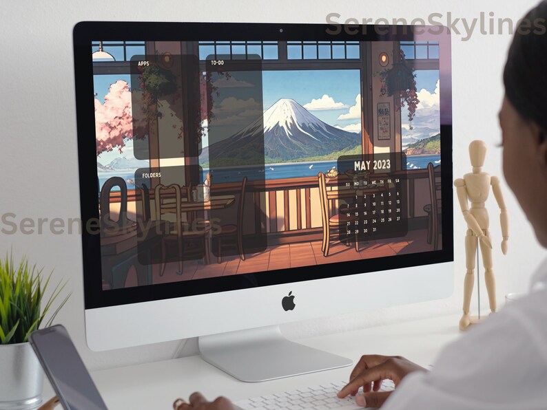 Illustrated Tokyo Wallpaper Organizer Set of 12 Wallpaper - Etsy