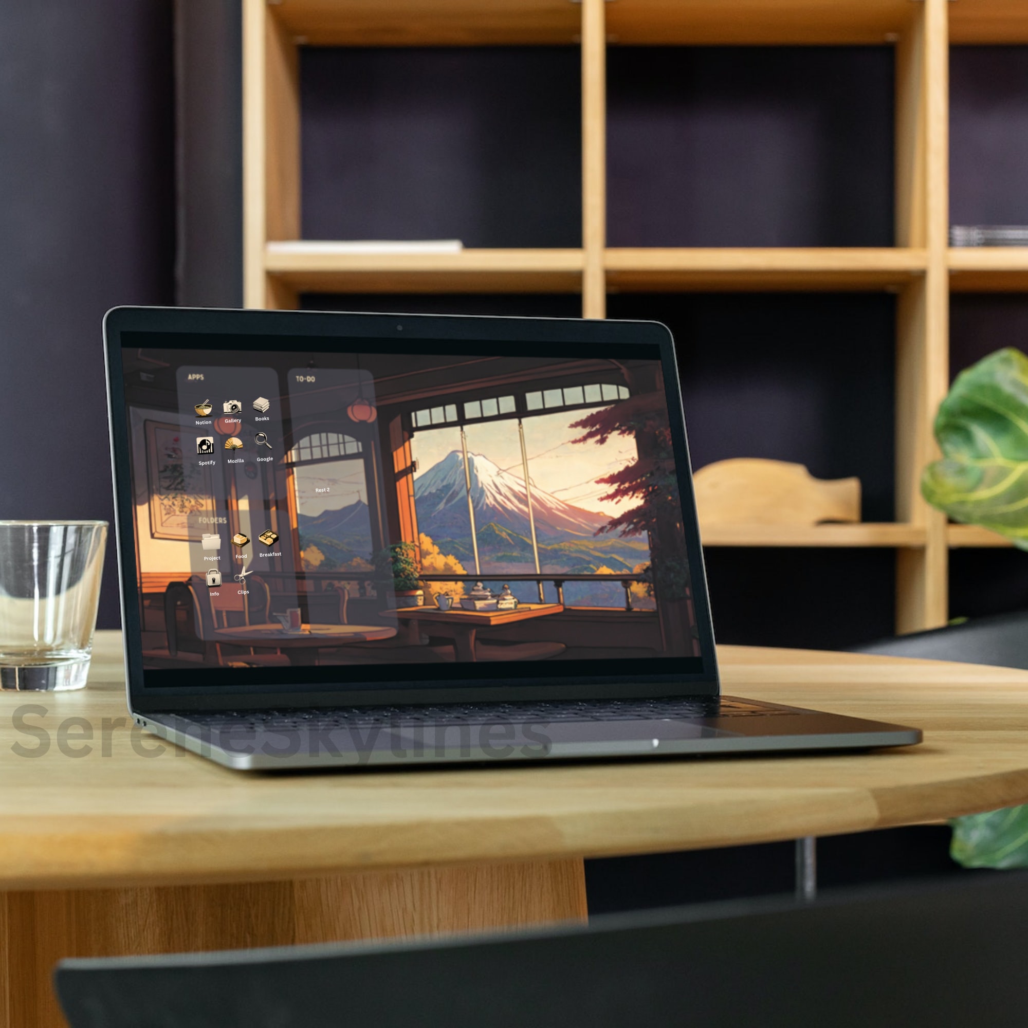 Tokyo Cafe Desktop Theme | Kawaii Desktop Icons for Mac and Windows ...
