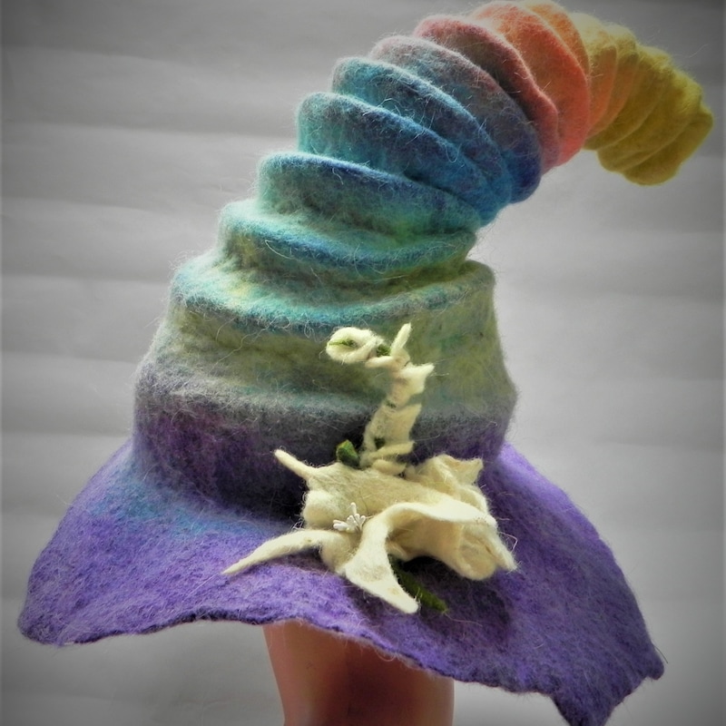 Rainbow Hat - Etsy
