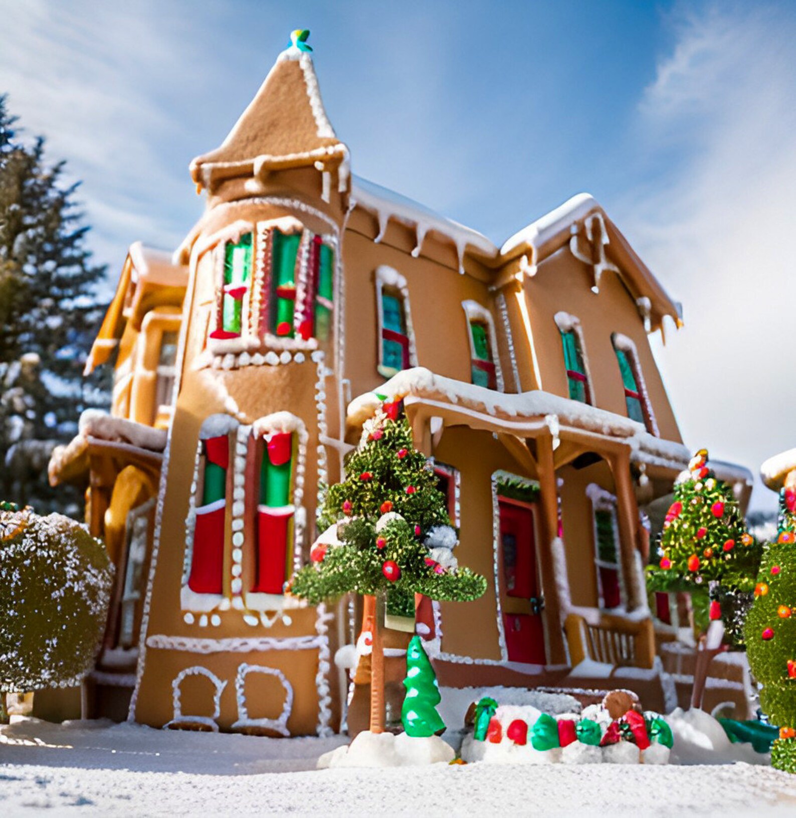 Victorian Holiday Gingerbread House - Etsy