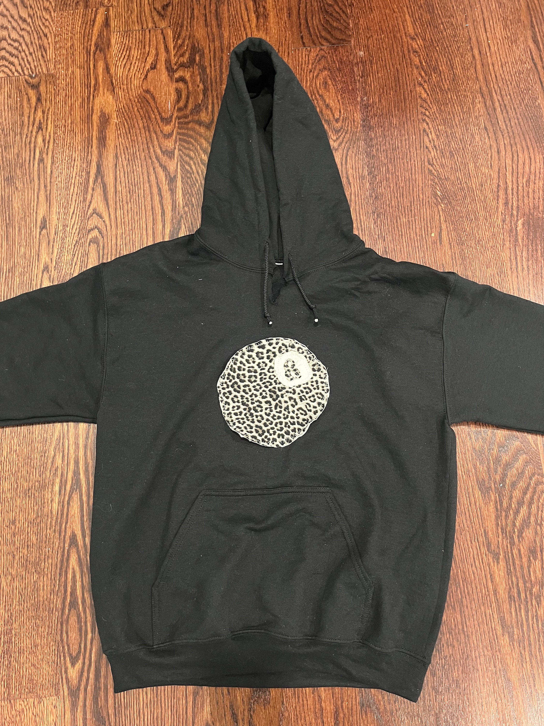 Handmade Leopard Print 8-ball Sweatshirt - Etsy