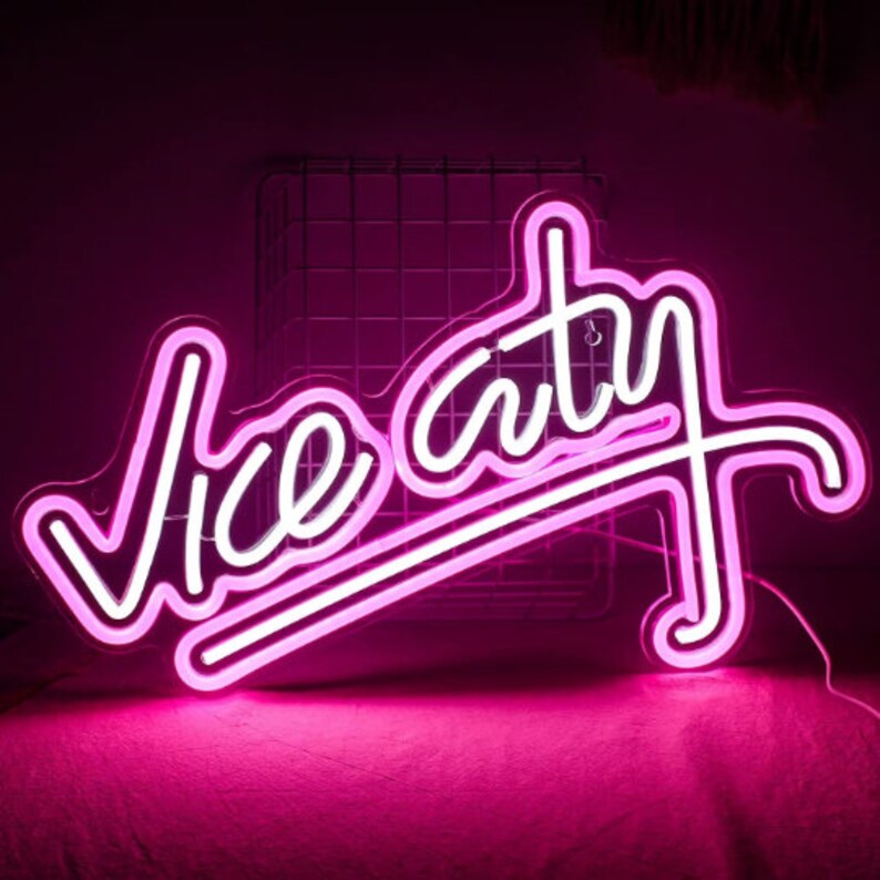 Vice City Neon Sign LED - Etsy