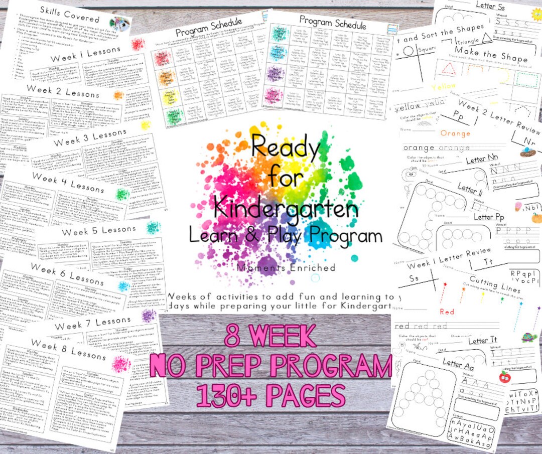 Ready for Kindergarten Learn and Play Program - Summer Kindergarten Prep - Summer School ...