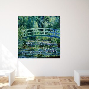 Claude Monet Digital Print Water Lilies and Japanese Bridge Monet Print ...