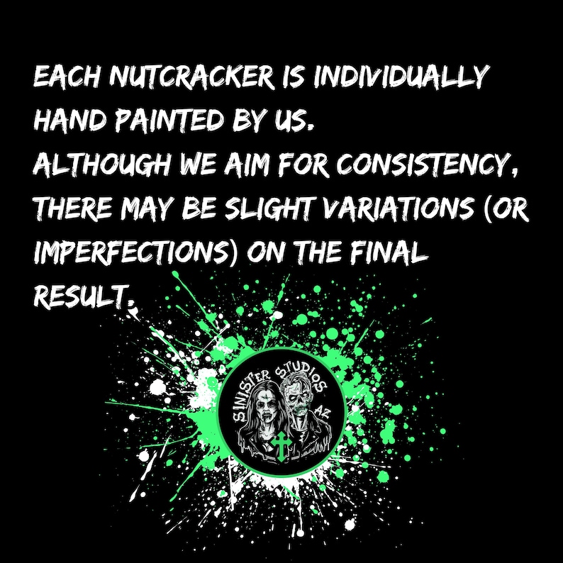 Horror Themed Nutcrackers | Hand Painted Killer Christmas Décor | Jason ...
