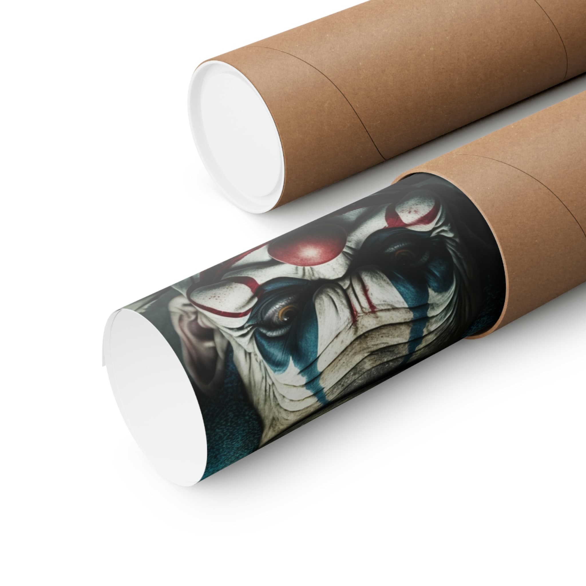 Horror Clown Art Print Creepy Clown Picture Scary Clown Poster Horror ...