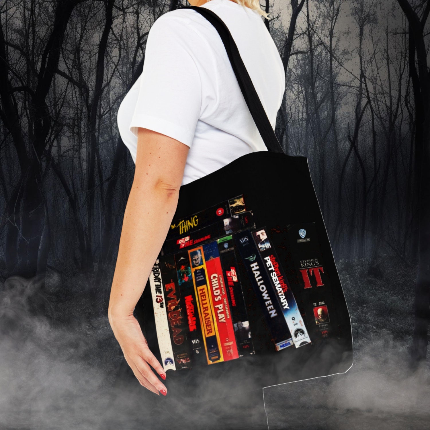 Retro Horror VHS Tote Bag Horror Movie Gift for Horror Fan Classic ...
