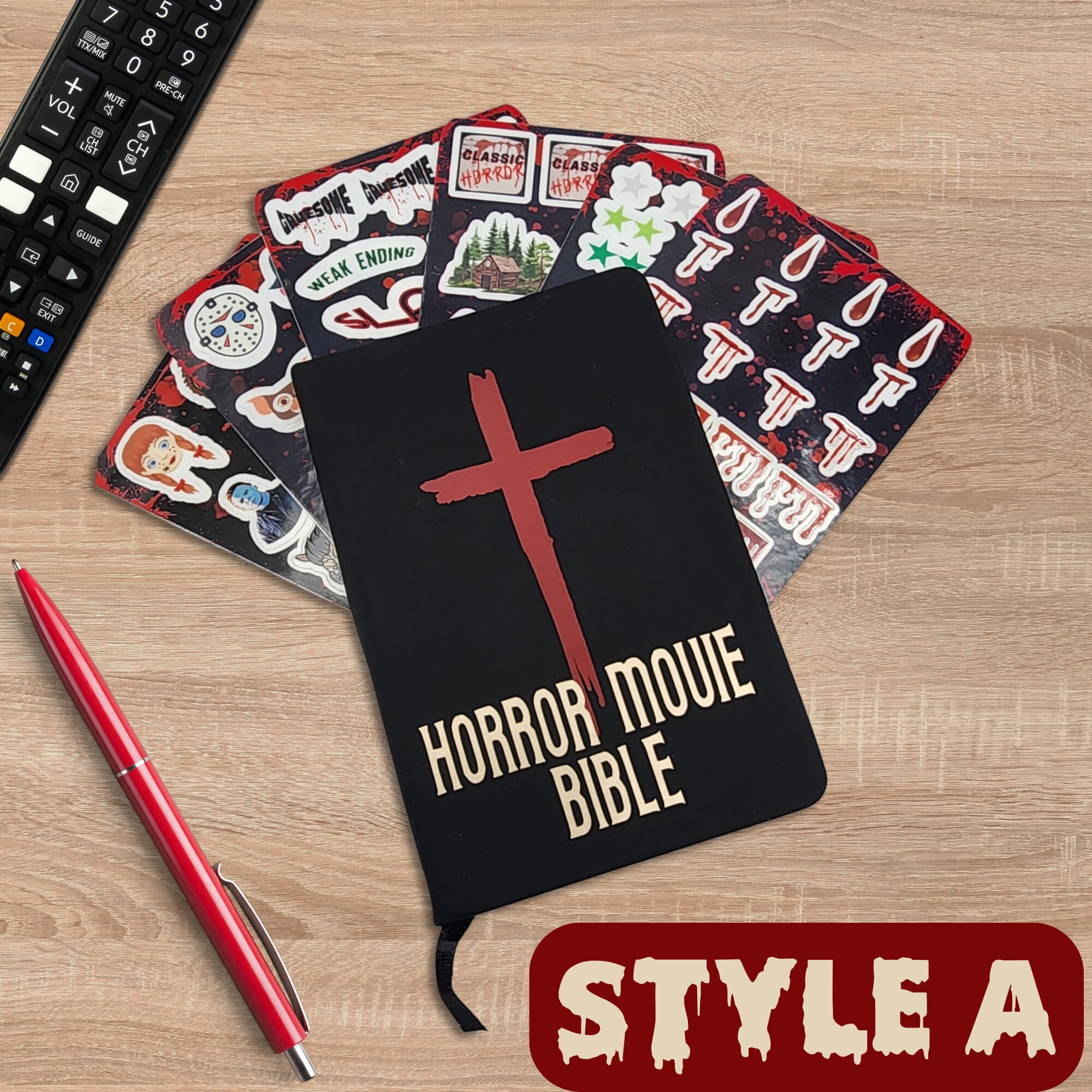 Horror Movie Journal Horror Movie Log Book Horror Fan Gift Horror Movie ...