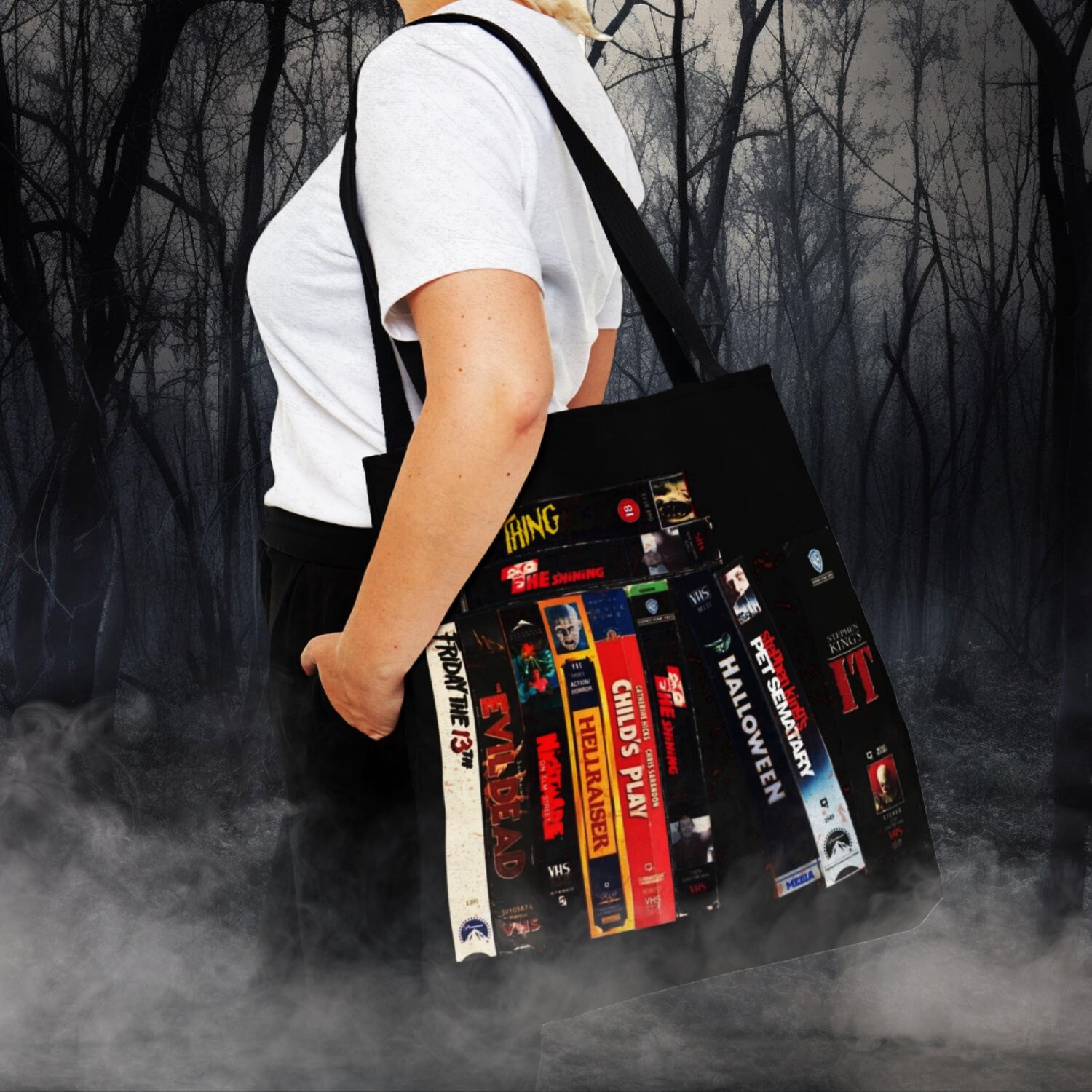 Retro Horror VHS Tote Bag Horror Movie Gift for Horror Fan Classic ...