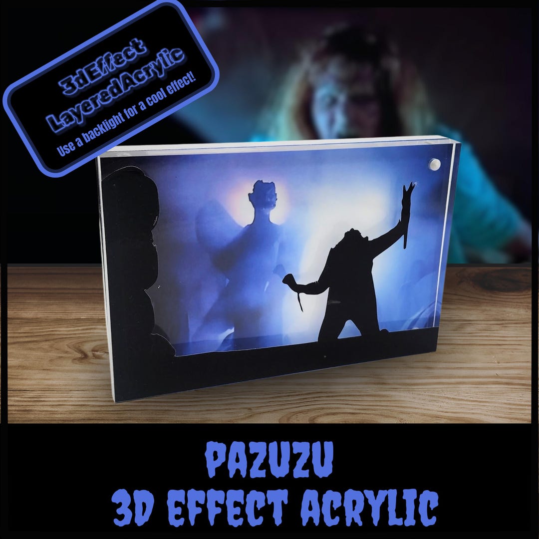 Pazuzu 3D Effect Acrylic | the Exorcist Horror Scene Art | Regan ...