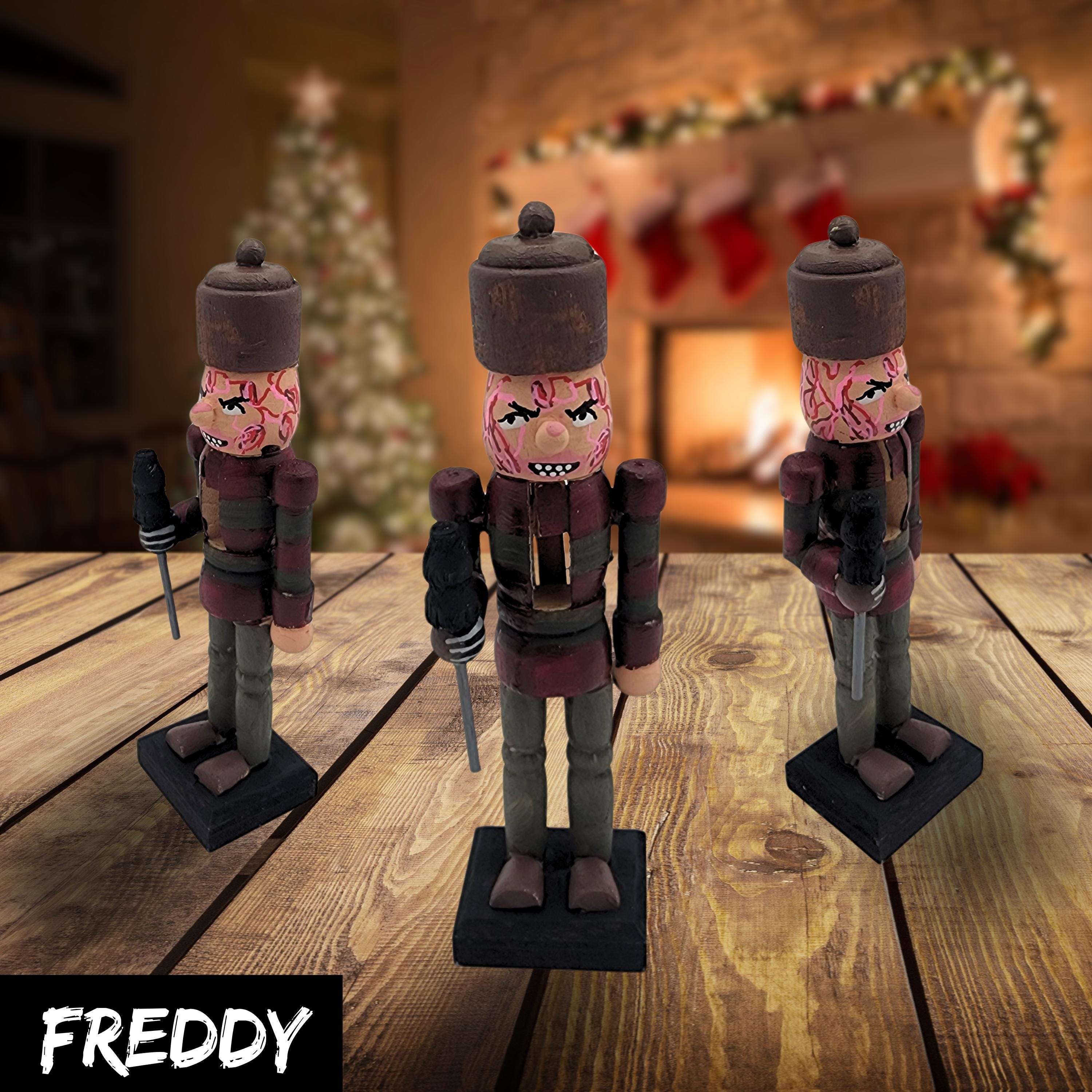 Horror Themed Nutcrackers | Hand Painted Killer Christmas Décor | Jason ...