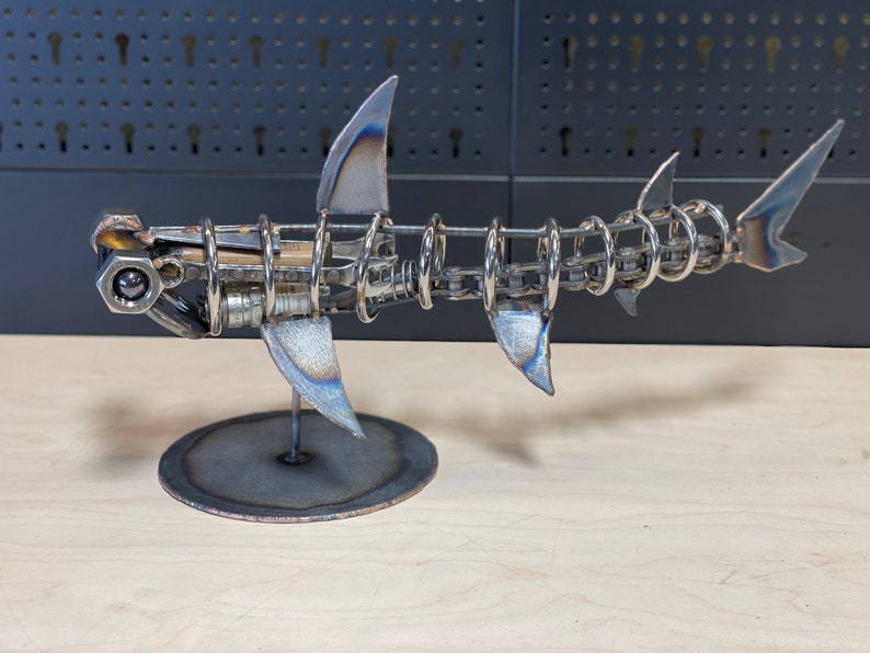 Metal Hammerhead Shark - Etsy