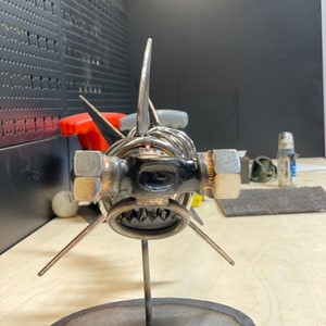 Metal Hammerhead Shark - Etsy