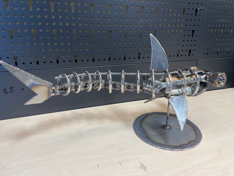 Metal Hammerhead Shark - Etsy