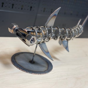 Metal Hammerhead Shark - Etsy