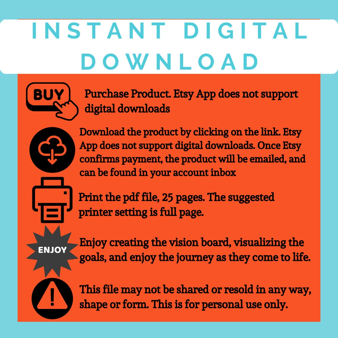 Vision Board Kit for Kids Vision Board Kit Kid Goal Board Kids DIY ...