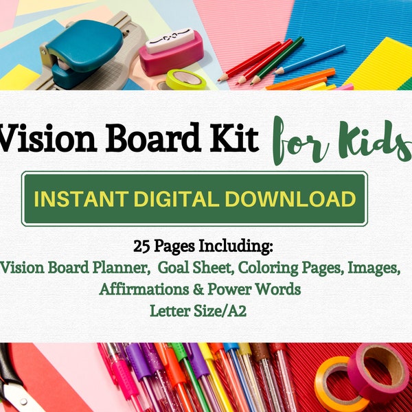 Vision Board Kit - Etsy