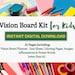 Vision Board Kit for Kids Vision Board Kit Kid Goal Board Kids DIY ...