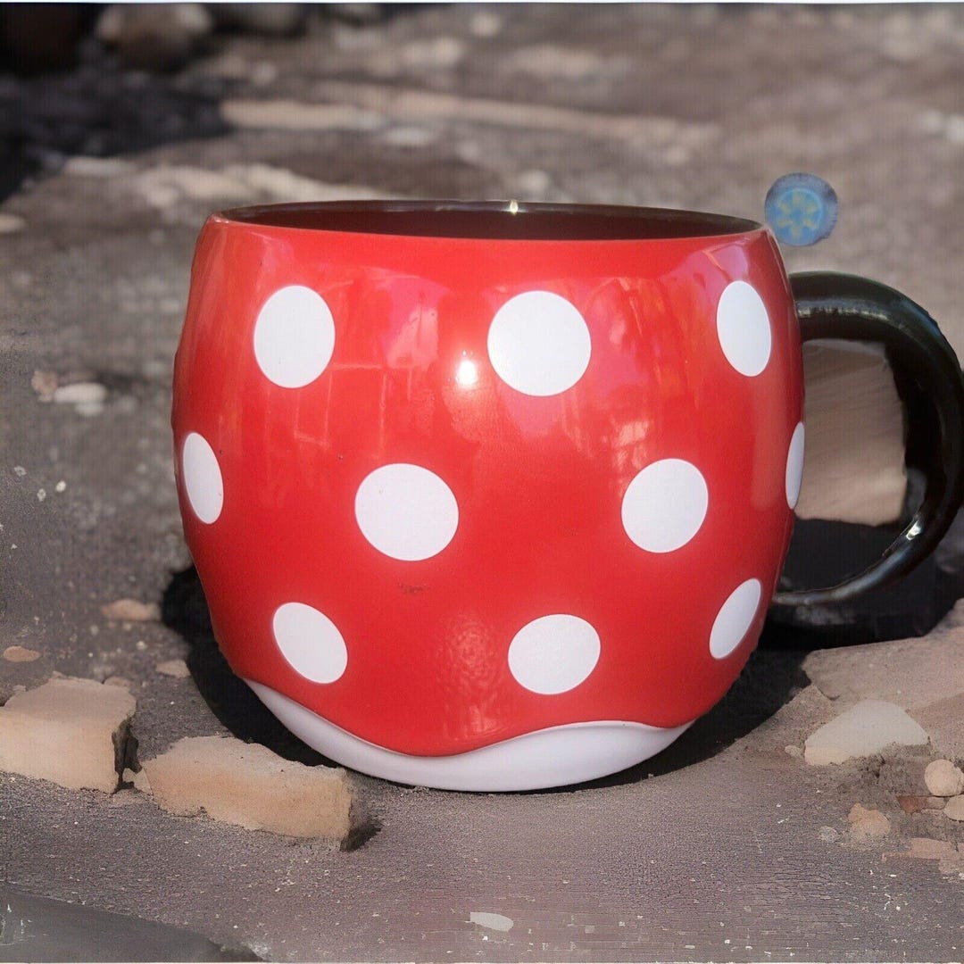 Disney Store Minnie Mouse 25th Anniversary Drinking Coffee Mug Cup ...