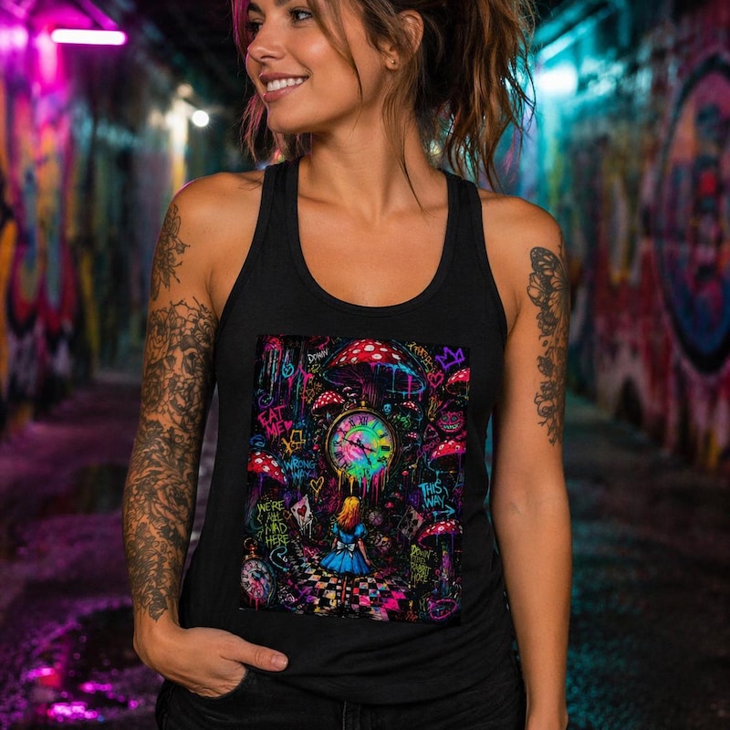 Men's Psychedelic Tank Top - Etsy
