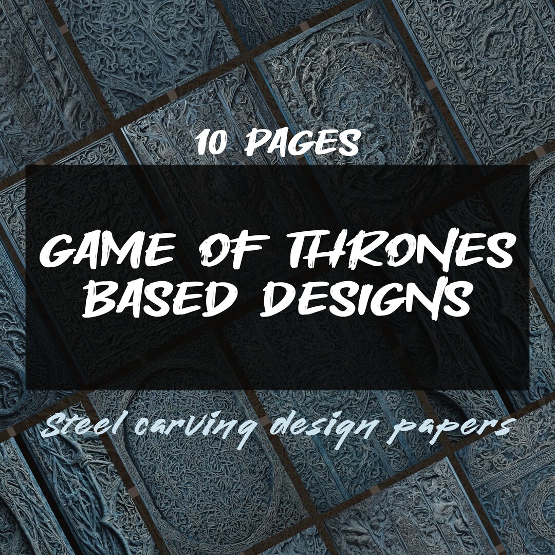Game of Thornes Inspired Digital Papers 10 Pages - Etsy