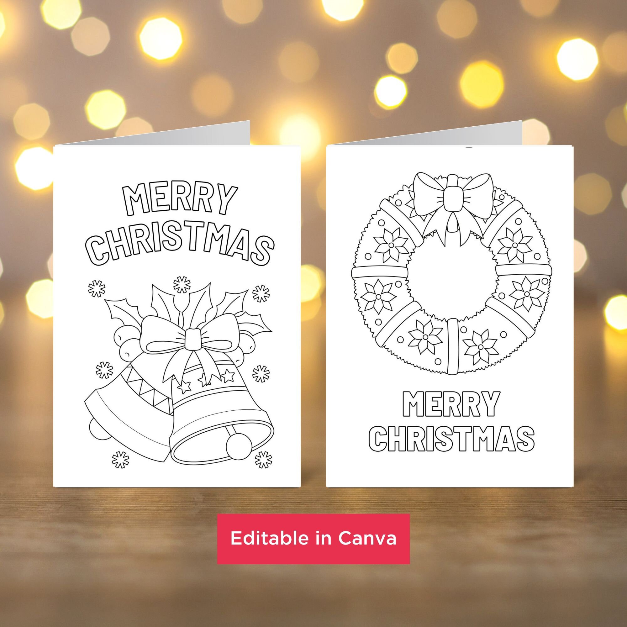 Christmas Colouring Cards | | Christmas Cards | Printable Christmas ...