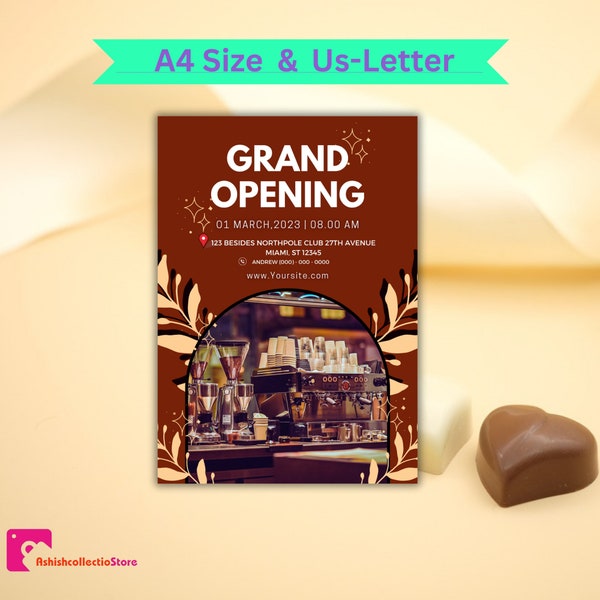 Business Grand Opening Poster - Etsy