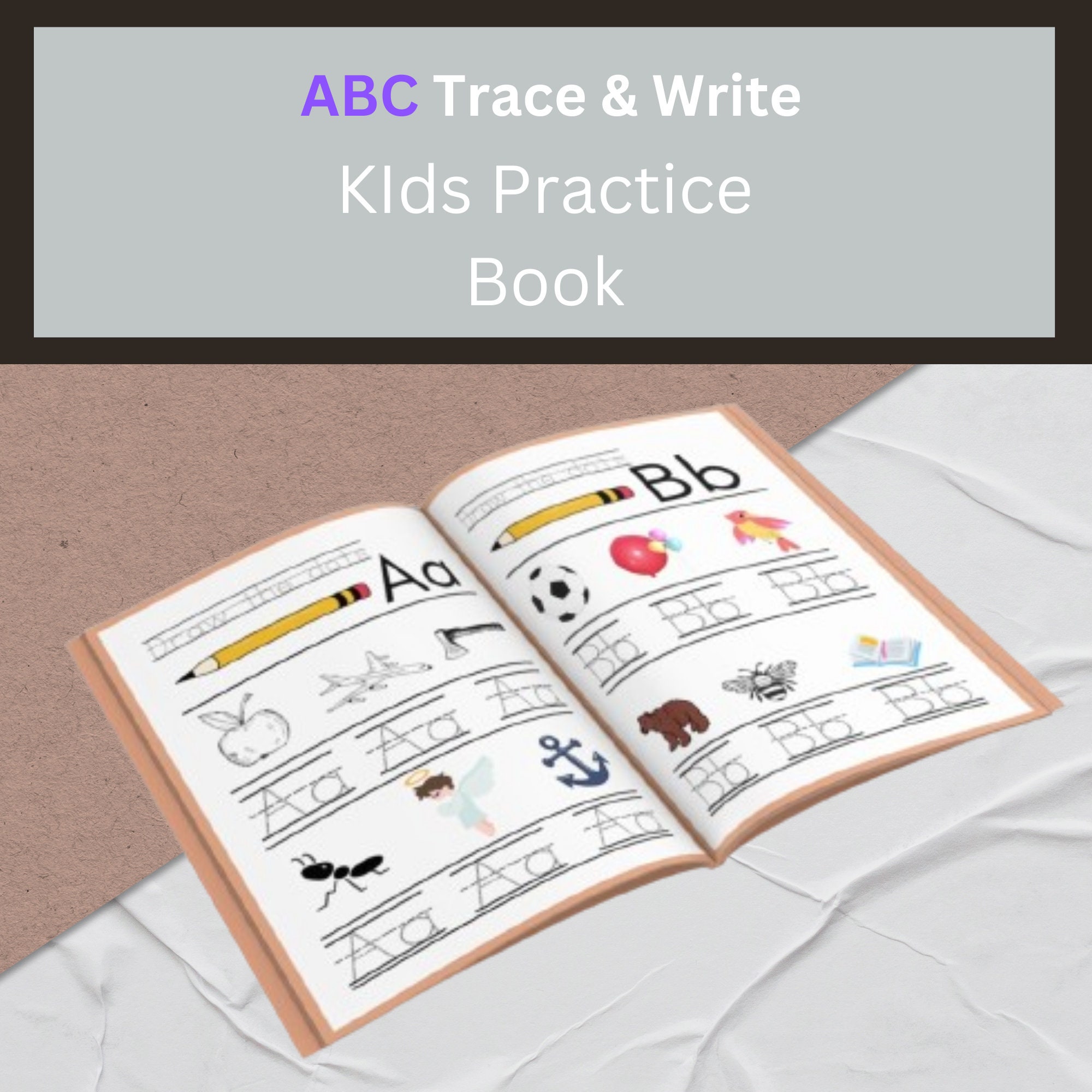 ABC Trace and Write | 26 Alphabet Worksheets | Handwriting Practice ...