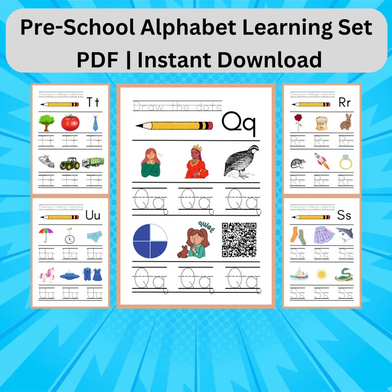 ABC Trace and Write 26 Alphabet Worksheets Handwriting Practice ...