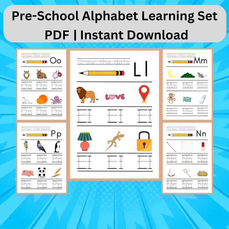 ABC Trace and Write | 26 Alphabet Worksheets | Handwriting Practice ...