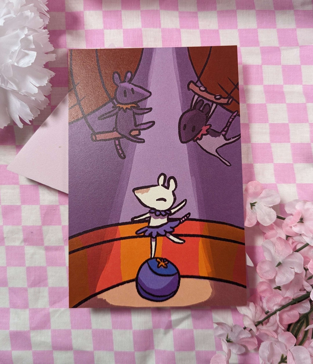 Rat Circus - Silly Rodent Wall Art Print - for Small Spaces Decor ...