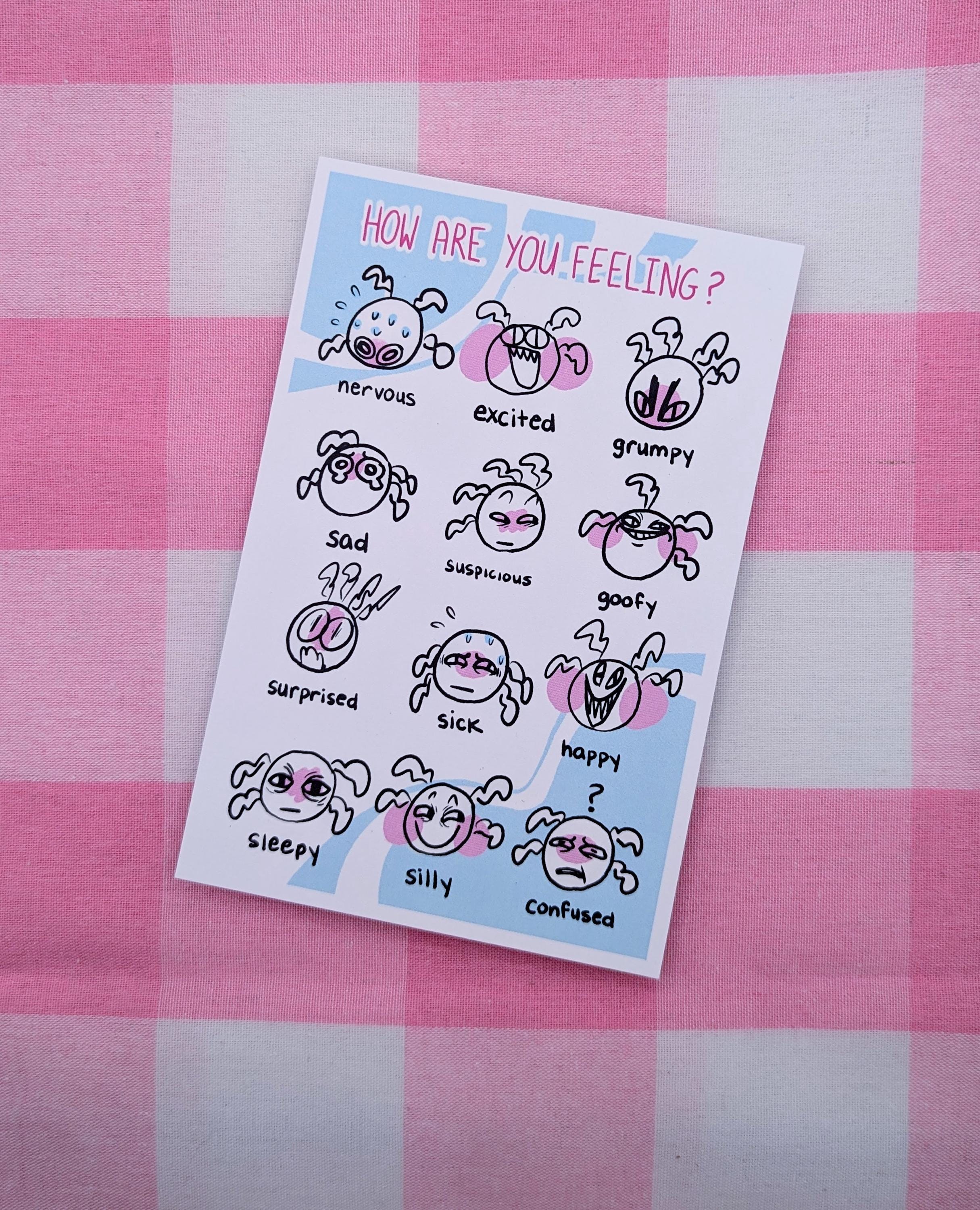 How Are You Feeling? Mini Print Mood Meter - Feelings & Emotions Chart ...