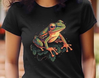 Watercolor Tree Frog, Frog Shirt, Nature Outdoor Shirt, Nature Tee ...