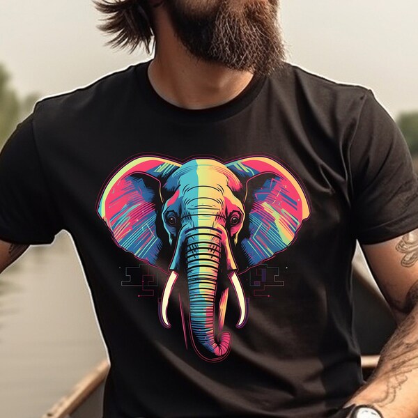 Elephant T Shirt - Etsy