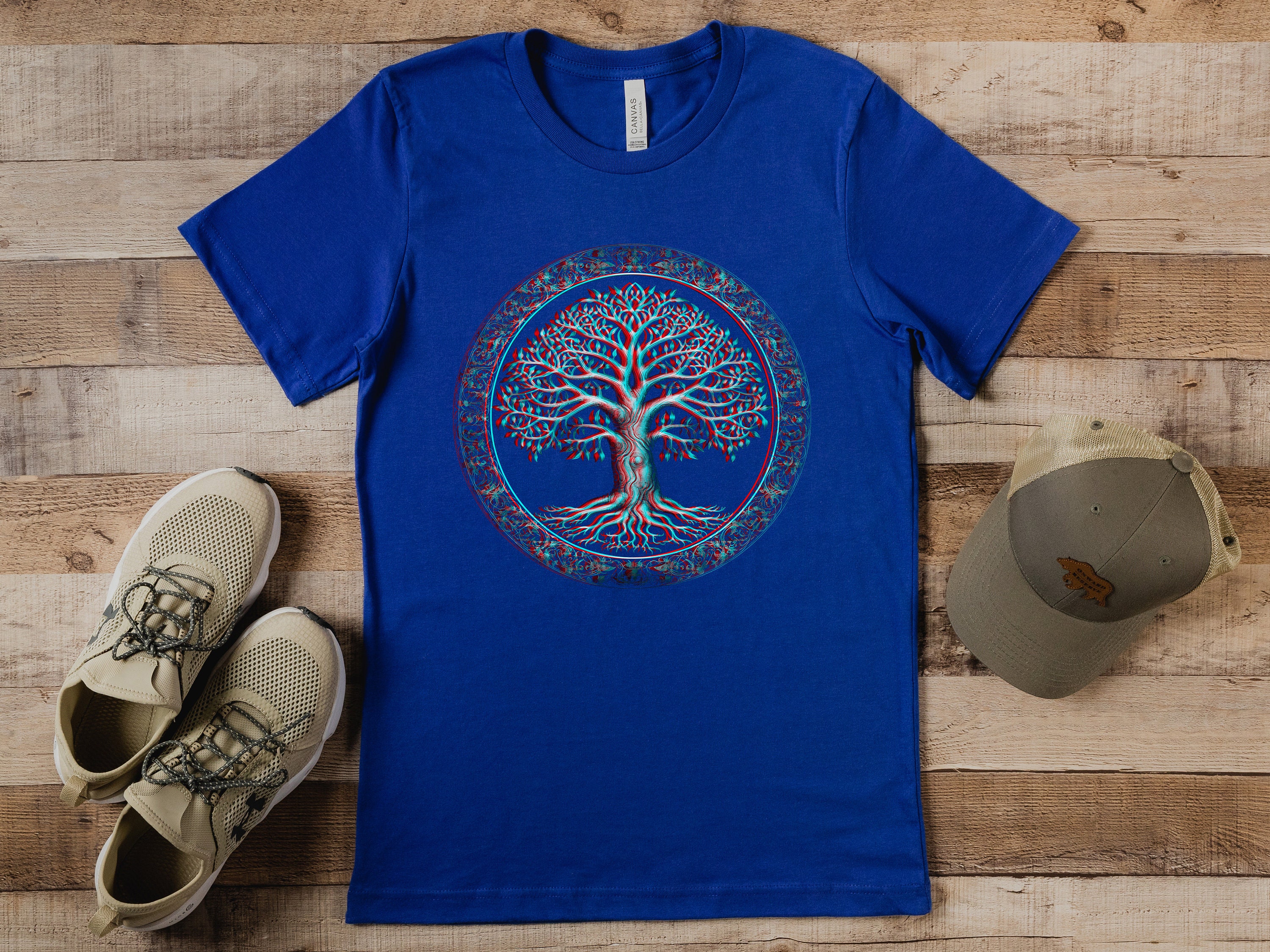 3D Psychedelic Tree of Life Shirt Acid Trip Clothing Yggdrasil Tree of ...