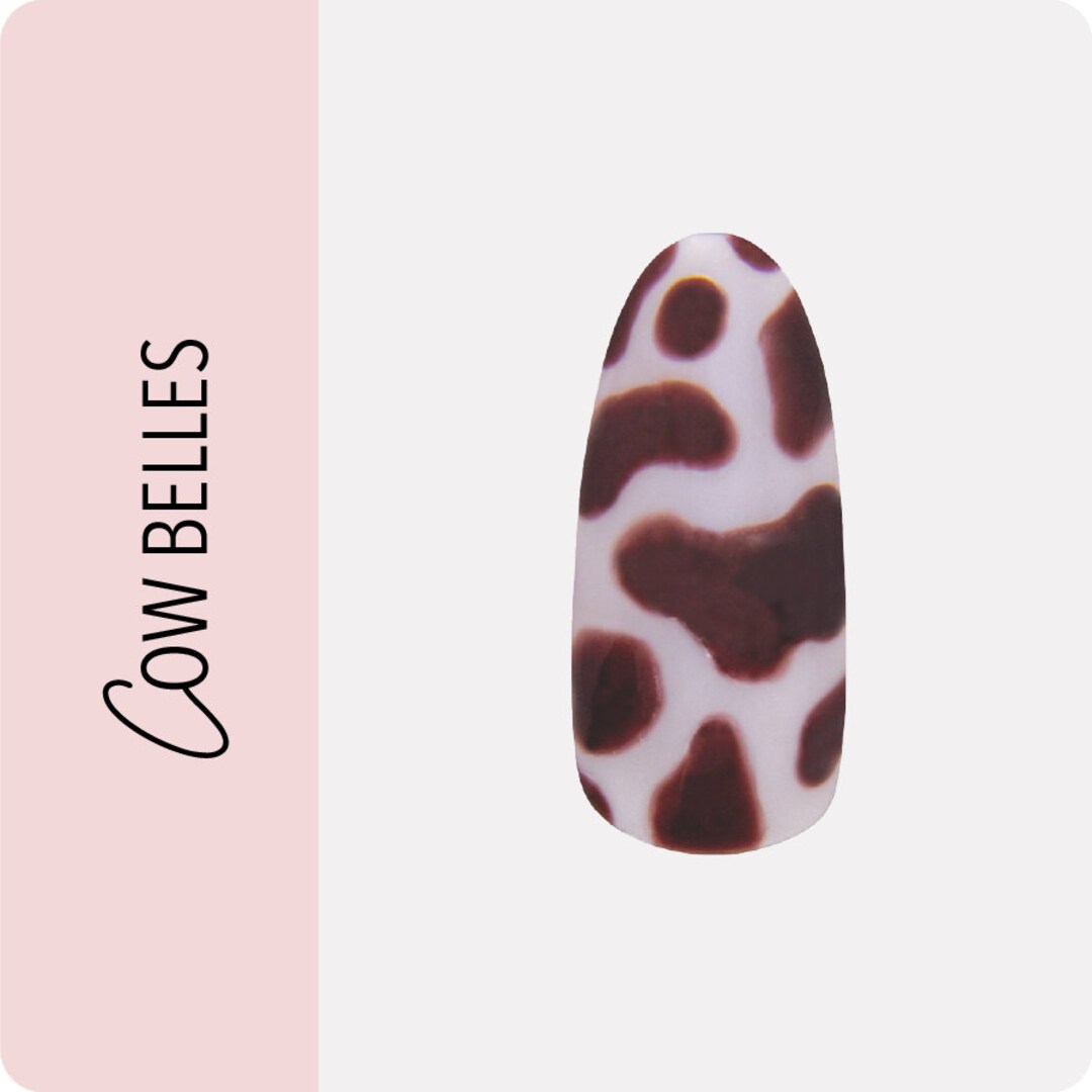 Cow Belles Handmade Luxury Custom Press on Nail Set - Etsy