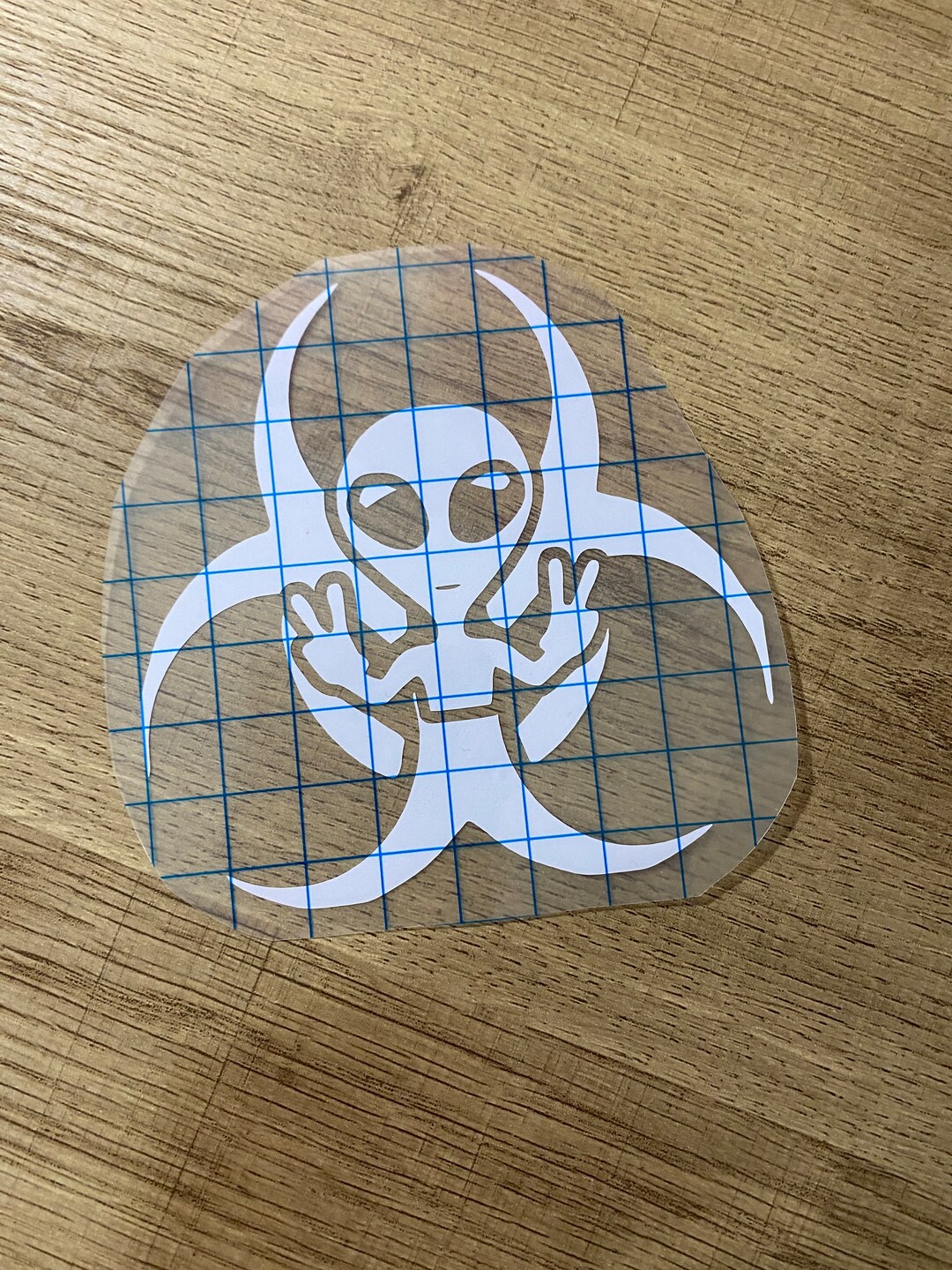 Alien Decal Alien Sticker Alien Car Decals Biohazard - Etsy