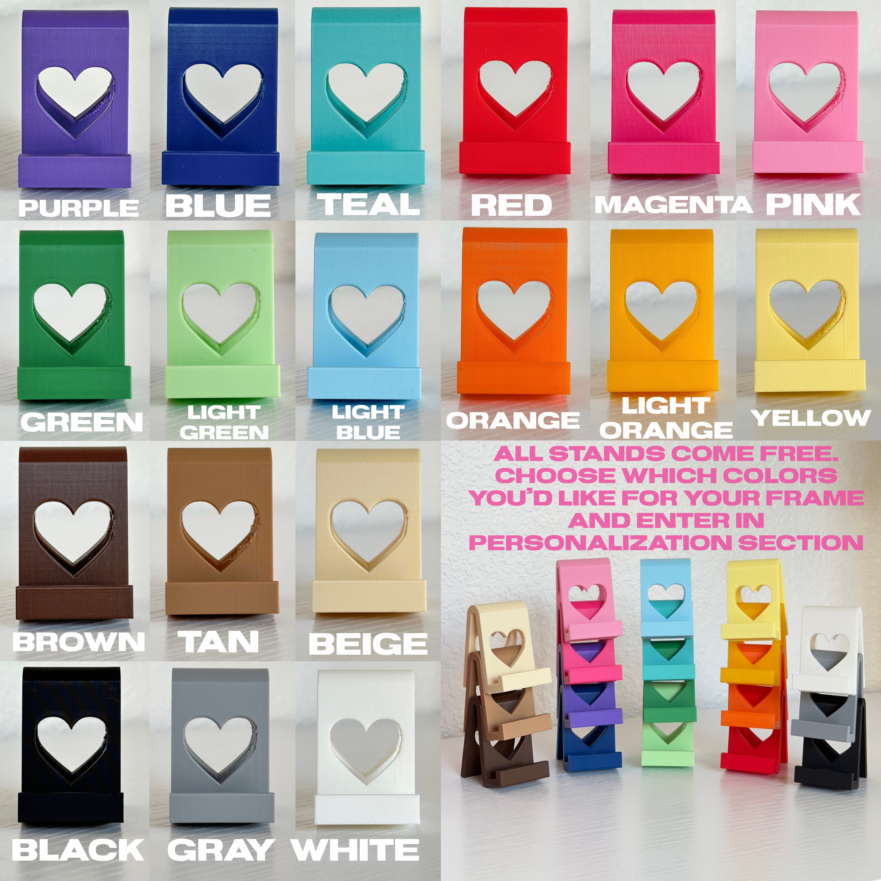 Cute Kawaii Character Hawaiian Kitty Polaroid Frame | Magnetic Instax ...