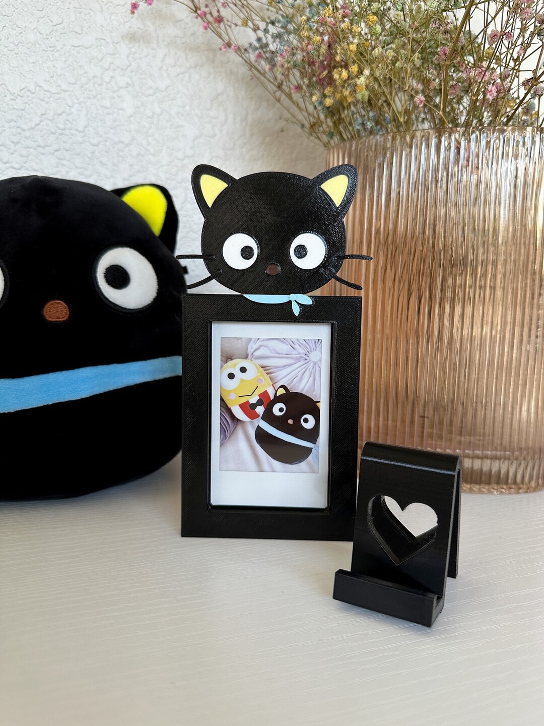 Cute Kawaii Character Cat Polaroid Frame | Magnetic Instax Mini ...