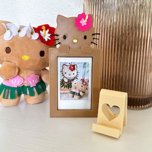 Cute Kawaii Character Hawaiian Kitty Polaroid Frame | Magnetic Instax ...