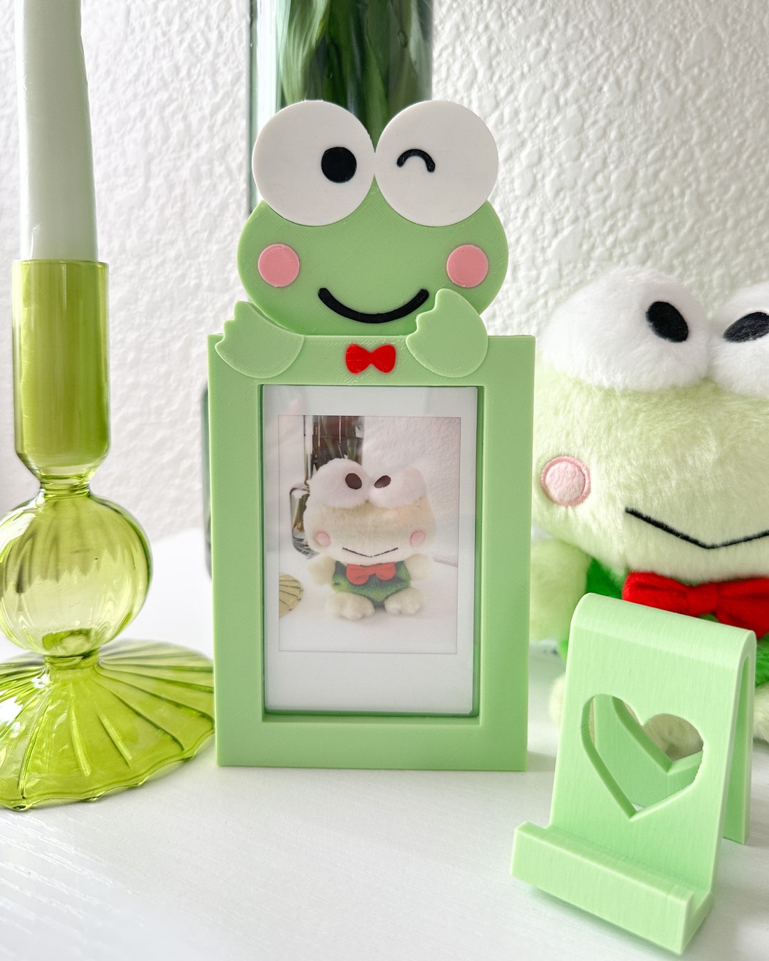 Cute Kawaii Character Frog Polaroid Frame | Magnetic Instax Mini ...